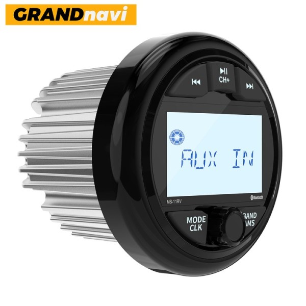 Quality Bluetooth Marine Radio Waterproof Boat Audio Receiver Digital Player With FM AM Radio for sale