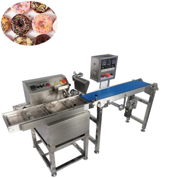 Quality CE certificated chocolate enrobing machine for sale for sale