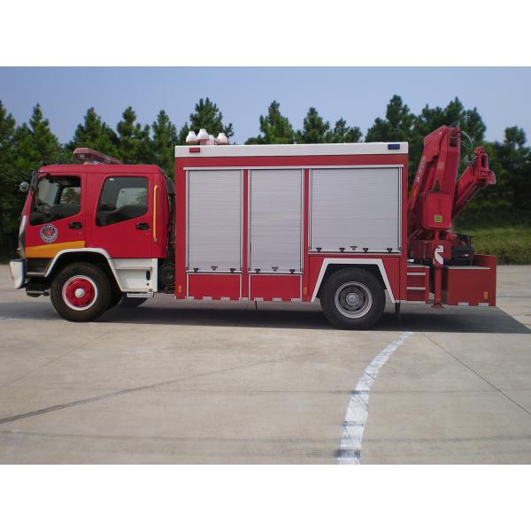 Quality ISUZU 240HP Emergency Rescue Fire Truck 6 Wheeled Large Capacity for sale
