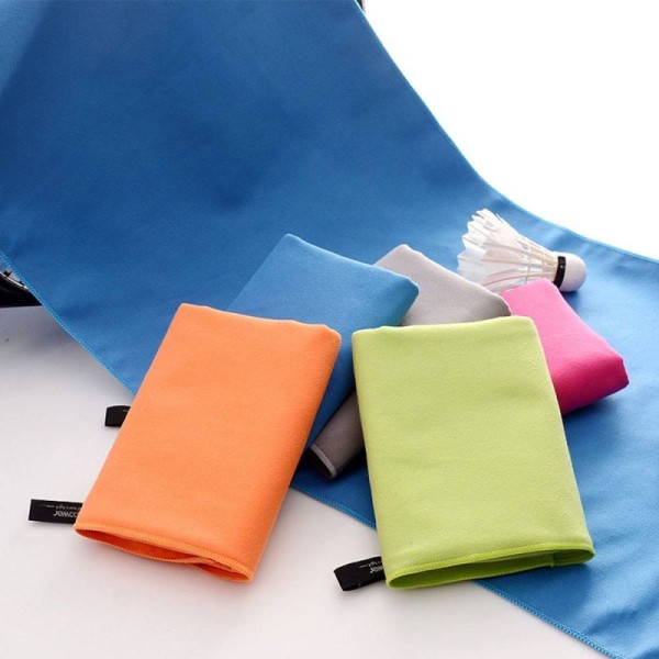 Quality Customized Logo Printed Microfiber Sports Towel With Hanging Loop for sale