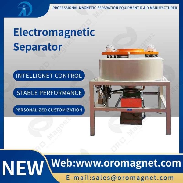 Quality 2T wet high intensity magnetic separator / Electromagnetic Powder Separators for sale