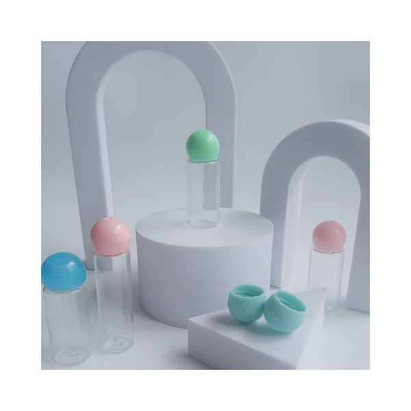 Quality Recyclable 18mm Colorful Globular Screw Plastic Cap For Bottle Custom Order Accepted for sale