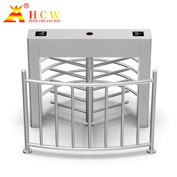 Quality HCW CW803 Automatic SUS304 Half Height Rotary Turnstile Gate boom gate for sale