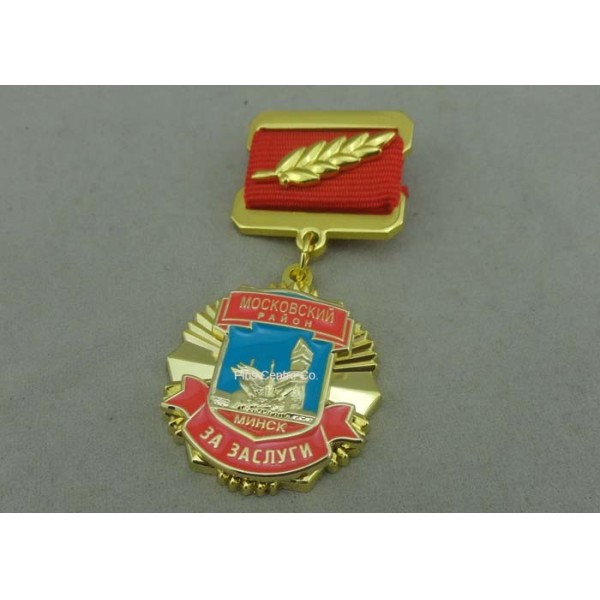 Quality Zinc Alloy Die Casting Custom Awards Medals , Military Medals With Hard Enamel for sale