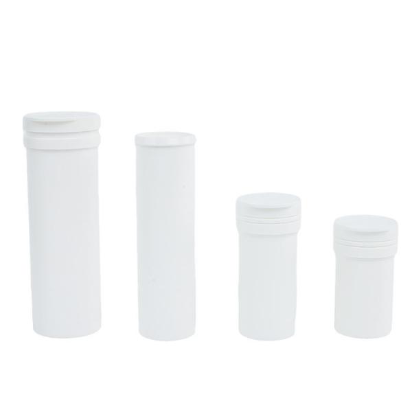 Quality Effervescent Tablet Empty White Pill Plastic Bottle with Cap Food Grade PP for sale