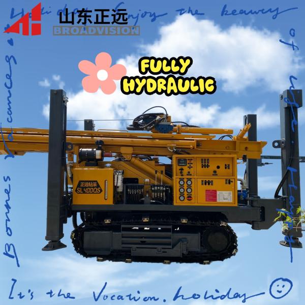 Quality Shandong Zhengyuan SL400QS High-Efficiency, Safe and Reliable Water Well Drilling Rig for sale