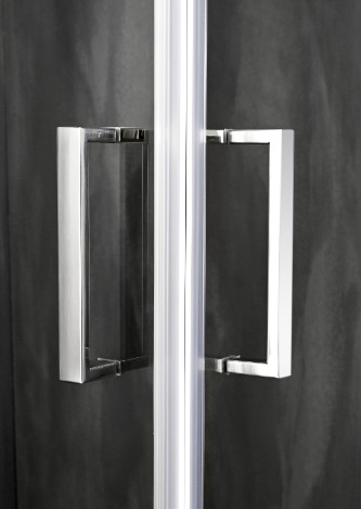Quality Stylish Square Shower Enclosures With Chromed Profile For Modern for sale
