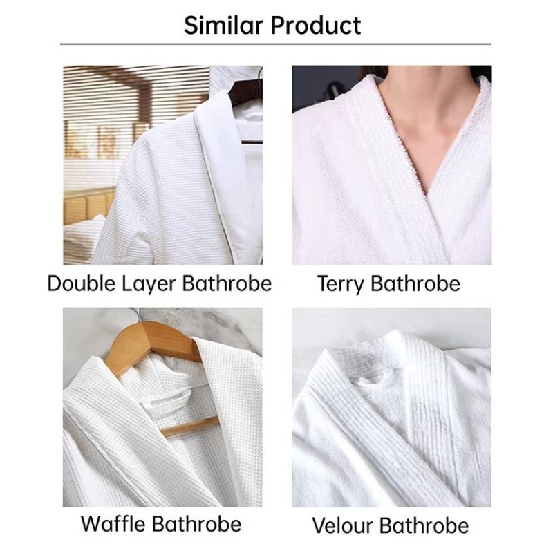 Factory Direct Sale Pure Cotton Hotel Bathrobe Terry Bathrobe Hotel Pajamas