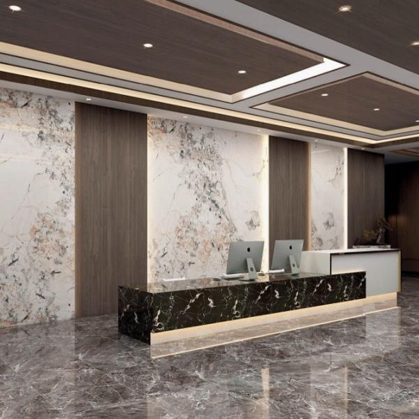Quality Damask Pattern Carbon Crystal Plate Wall Panel with Wood-plastic Composite for sale