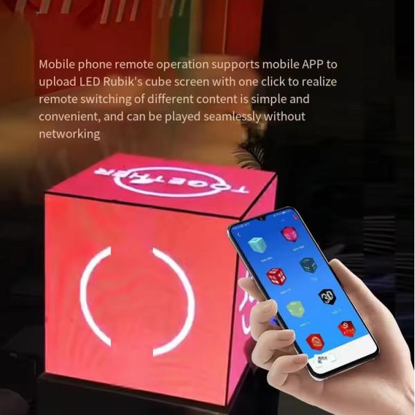 Quality P2.5 P3 P3.91 P4.81 LED Cube Logo Display Creative LED Display Screen for Indoor for sale