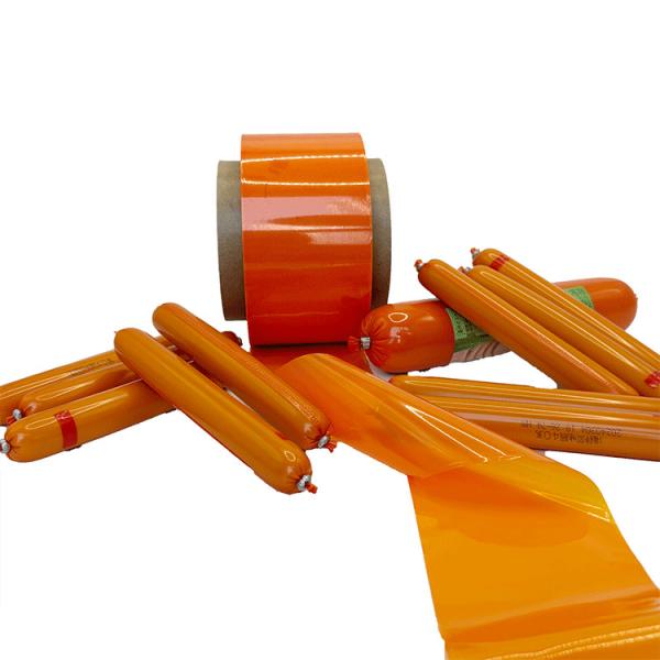 Quality Custom Printed PVDC Plastic Sausage Casing Cooked Easy Peeling Pvdc Film for sale