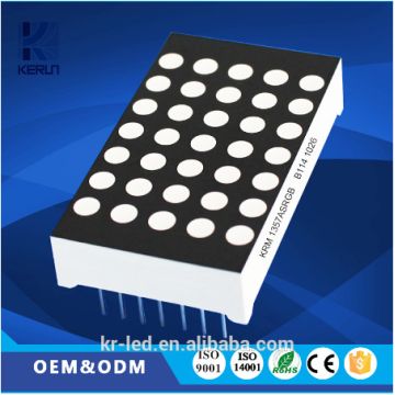 Quality 1.9mm Diameter 5x7 Dot Matrix Display White Color For Arrow Sign for sale
