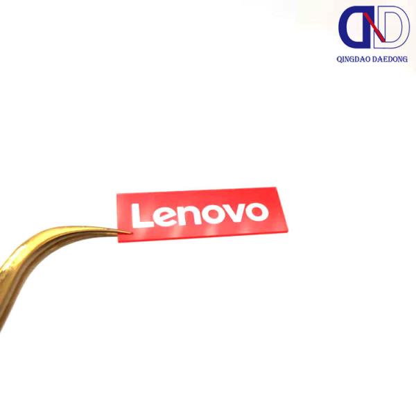 Quality Customised Logo Accepted Acrylic Lenovo Nameplate Adhesive Sticker for for sale