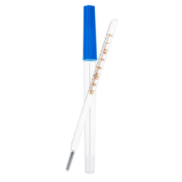 Quality 42c Prism Glass Thermometer Oral , 32C Thermometer Glass Mercury for sale