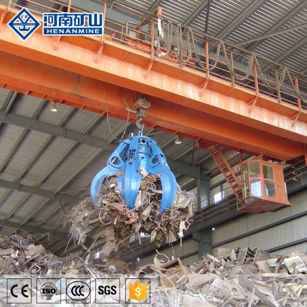Quality QZ Type 5t 10t 15t 20t Double Overhead Grab Crane with CE Certificate for sale