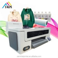 Quality 3ALPS A3 Impresora DTF Printer Inkjet Printers Digital T-shirts Heating Press for sale