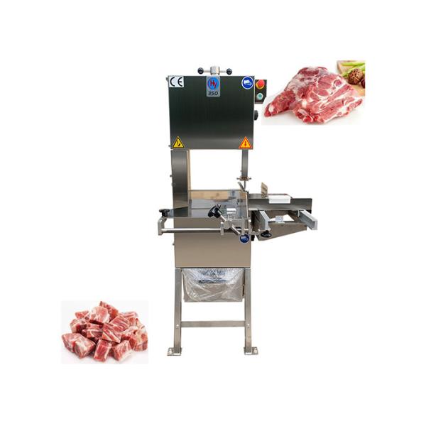 Quality Commercial Frozen Meat Cutter Machine Butchers Bone Sawing 500kg/h for sale