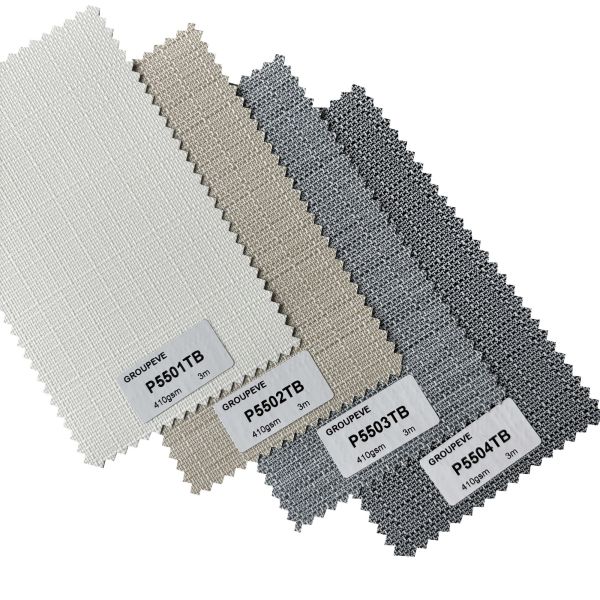 Quality 3-Layer Blackout Roller Blind Fabric 100% Polyester 2m/2.3m Width for sale