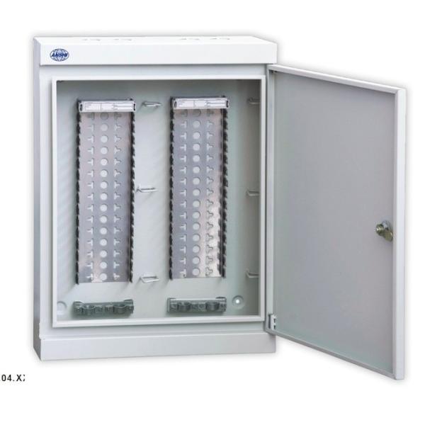 Quality Wall Mount Fiber Box For LSA Module , 100 - 1600 Pair Key Lock Cable Distributio for sale