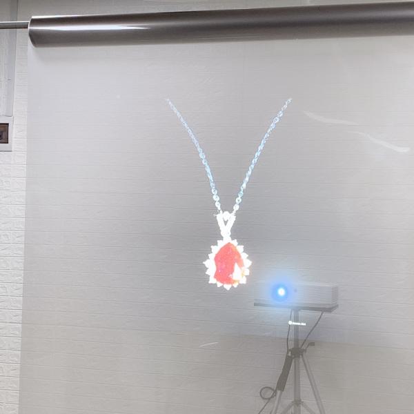 Quality High Brightness Transparent holographic rear projection film 1524 x 3000mm for sale