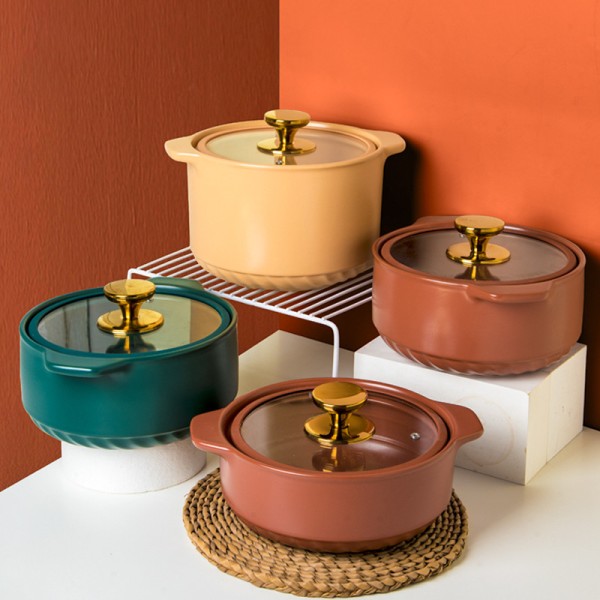 Quality Modern Design Style Complete Cooking Pots Set With Ceramic Material for sale