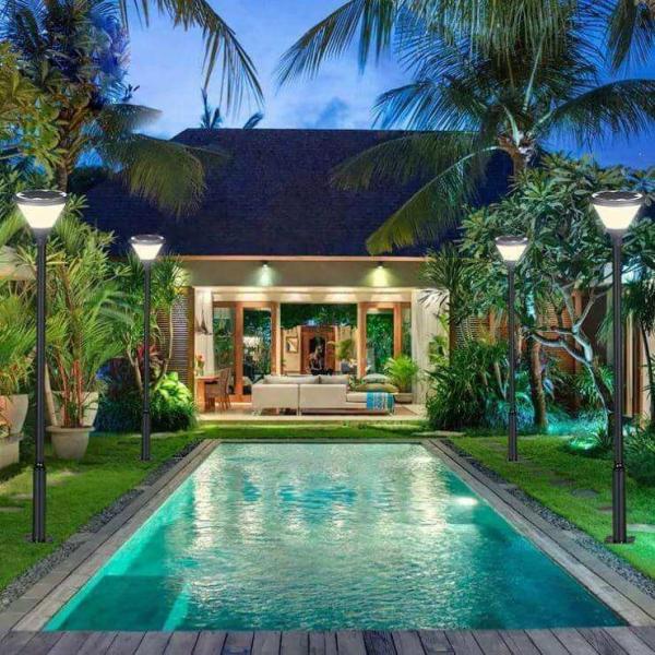 Quality Waterproof Post Lighting Led Gate Solar Garden Pillar Light for Outside Lamp for sale