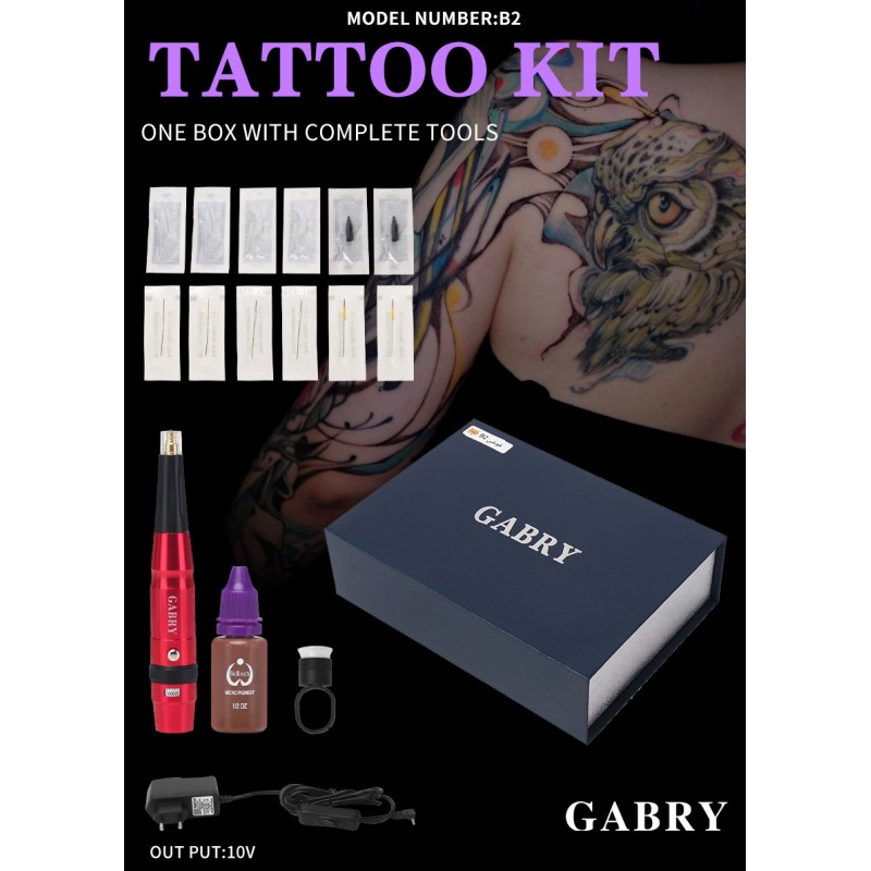 Eyebrow Tattoo Pen Kit OEM Private Label Semi-Permanent Makeup Machine Tattoo Pen Microblading