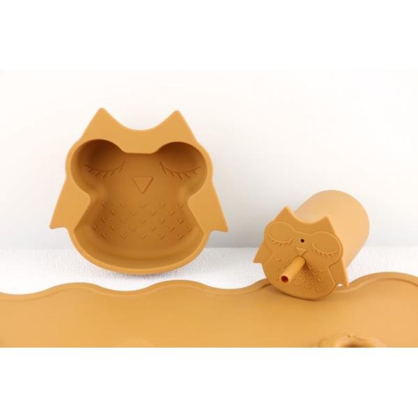 Quality Foldable Silicone Tableware Set Durable Bowls & Mugs For Outdoor Use for sale
