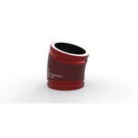 Quality DC HQ DOUBLE-LAYERED FOR HIGH WEAR-RESISTANT DUAL PIPES 240*30 ELBOW RED for sale
