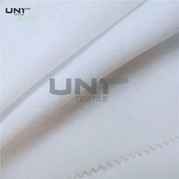 Quality Woven Adhesive Hot Melt Shirt Interlining Shrink Resistant for sale