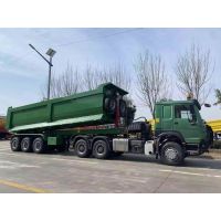 Quality 3/4 Axle Heavy-Duty Mining Engineering Rear Tipping Dump Truck Semi-Trailer for for sale