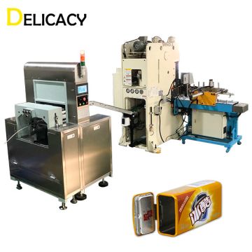 Quality Automatic Locking Tin Can Making Machine With Strip Feeding System for sale