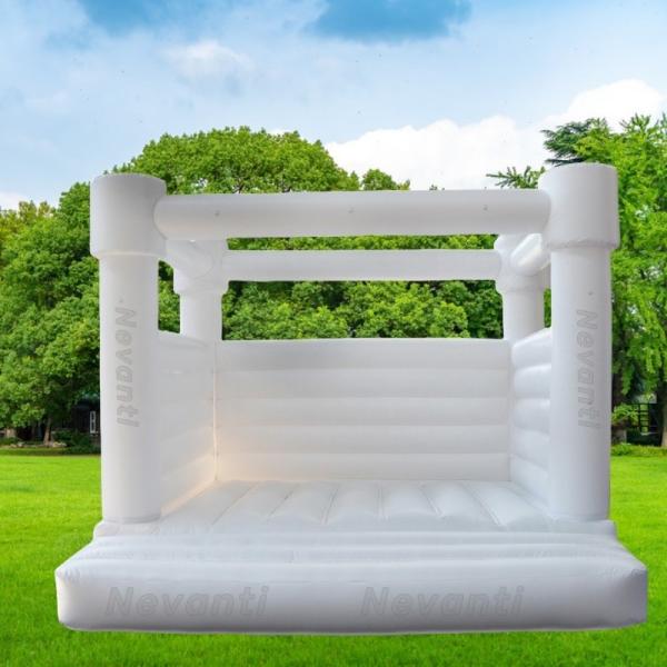 Quality 2024 Design White Mini Inflatable Bouncy Castle Combo Bounce with Custom Logo for sale
