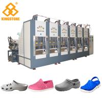 Quality Six Stations Plastic Shoes Injection Molding Machine For EVA Slipper Soles Making for sale