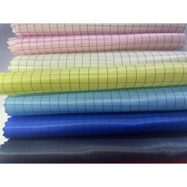 Quality Polyester / Cotton Anti Static ESD Fabrics White 100d*100d for sale