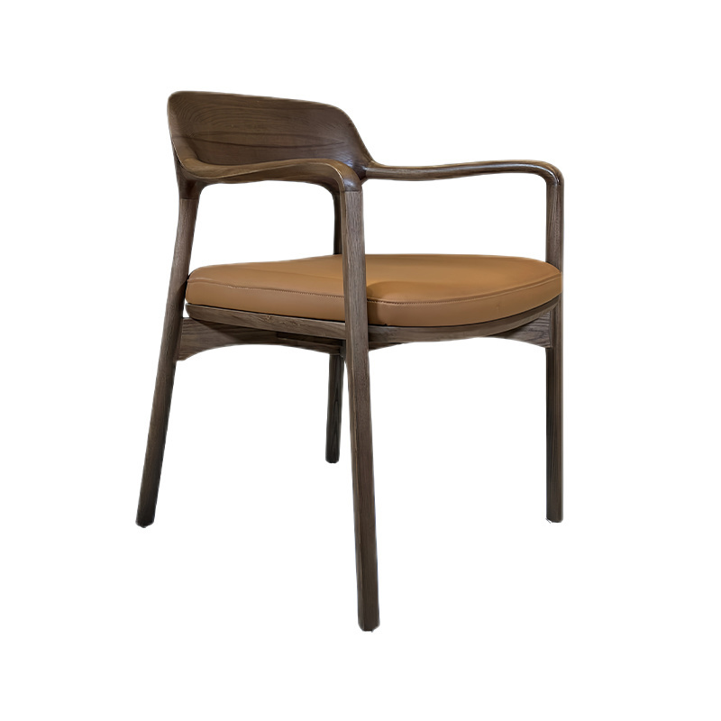 Hotel Furniture Solid Wooden Dining Room Chair Modern Minimalist Restaurant Coffee Shop