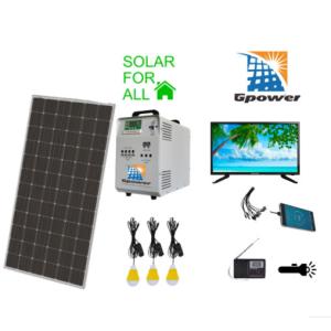 Quality Home Lighting IEC Portable Solar Panel Kit With Radio FM for sale