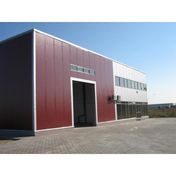Quality Modern Prefab Steel Storage Buildings with Sandwich Panel Roof for sale