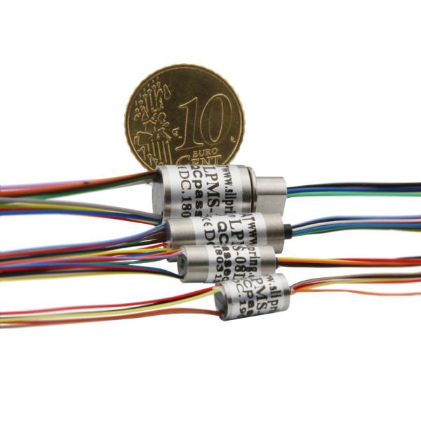 Quality 6 Circuits Slip Ring LPMS-06B 300RPM 240VAC for sale