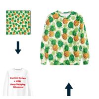 Quality Regular Fit Women'S Oversized Sweatshirts Sublimation Crewneck Sweatshirt for sale