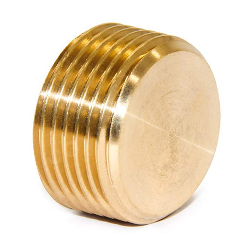 Quality CNC Thread Pipe Plug 1/2" Male Brass Compression Fitting for sale