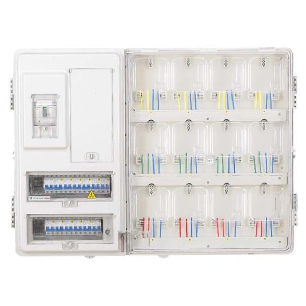 Quality 12 Way Single Phase Electrical Service Meter Box for sale