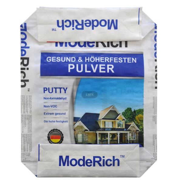 Quality Block Bottom PP Woven Valve Bag 20kg 25kg 40kg 50kg Plastic Cement Bag for sale