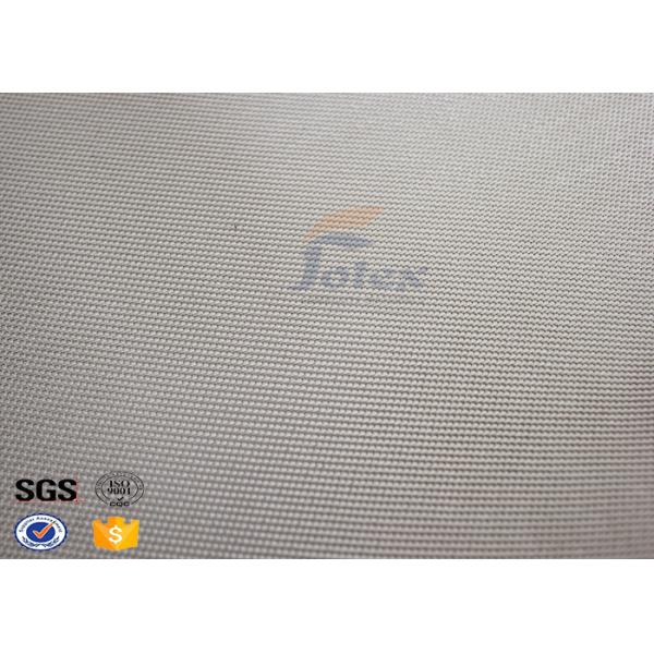 Quality 1200 Degree Silicone Coated Glass Cloth , Heat Resistant Fabric Fiberglass for sale