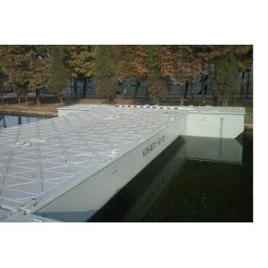 Quality Temporary Trestle Floating Pontoon Bridge With Anti-corrosion Coatings for sale
