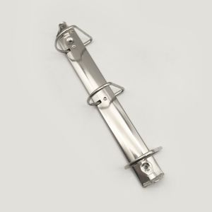 Quality Large capacity Slant D shape Ring Binder clip Silver A4 Metal accessories for for sale