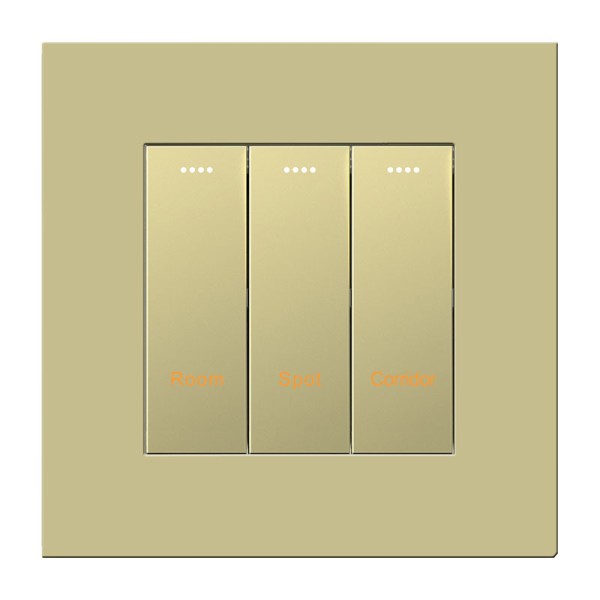 Quality RS485 Modbus Wall Switch Room Control Unit Variety Color / Material Panel for sale