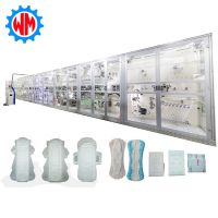 Quality Full Servo Sanitary Napkin Production Line High Speed Automatic Machine with CE for sale