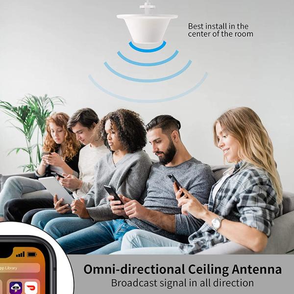 Quality Wide Band Omnidirectional Ceiling Mount Dome 4G LTE Antenna for sale