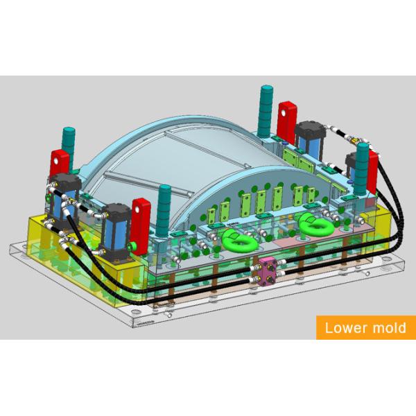 Quality Metal SMC Compression Molding Fan Cover Mold 100K-500K Shots for sale